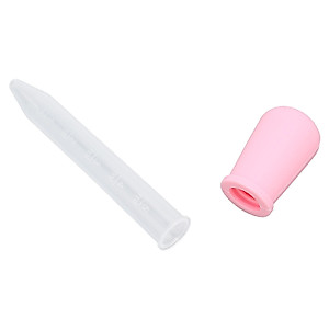 5pcs Pipettes, 5ml 120mm Length Silicone Eye Dropper, DIY Transfer Pipettes for Scientific Experiments, Paint and Glue, Food Decoration, Essential Oil, Arts and Crafts Projects(Pink)