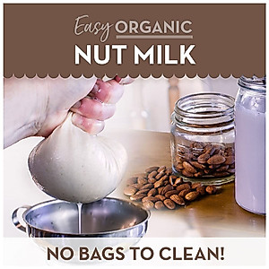 Organic Unbleached Cotton Cheesecloth for Straining - 2 Reusable Hemmed Squares, GOTS Certified, Fine Reusable Strainer – Large 23" x 23"