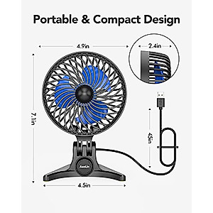 USB tabletop fan portable desktop mini fan foldable usb plug-in small fan multi-speed shift personal fan mute desktop fan office adjustable angle high wind power can be plugged into the computer fan