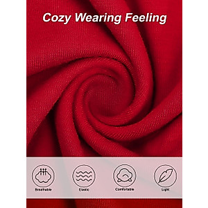 Cooraby 5 Pack Boys' Long Sleeve Crewneck Kids Soft T-Shirts Top