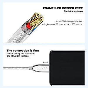 YYSEE USB C to 3.5mm Audio Adapter USB C Headphone Adapter 32bit 384KHz USB C DAC Realtek ALC5686 Type C to AUX Audio Jack Adapter for Pixel, Samsung,Huawei.