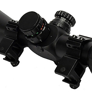 Barska AC13348 4-16x50 First Focal Plane MOA Series Rifle Scope Illuminated Trace MOA Reticle, Black, One Size