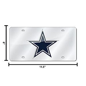Rico Industries Dallas Cowboys Laser Tag, LZS1801 6 x 12-"