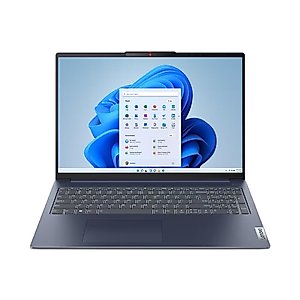 Lenovo IdeaPad Slim 5 16" WUXGA IPS Touchscreen Laptop Intel Core i7-1355U 16GB LPDDR5 RAM 512GB SSD PCIe NVMe Backlit Keyboard Numeric Keypad Wi-Fi 6 Abyss Blue Windows 11 Home (Renewed)