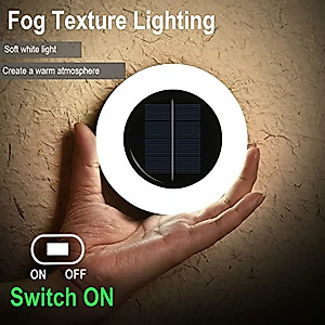 UPWATT Solar Step Lights, 4 Pack Outdoor Solar Deck Lights, LED Stair Lights White Light Waterproof for Fence, Yard, Garden,Deck, Stairs, Pathway Lighting