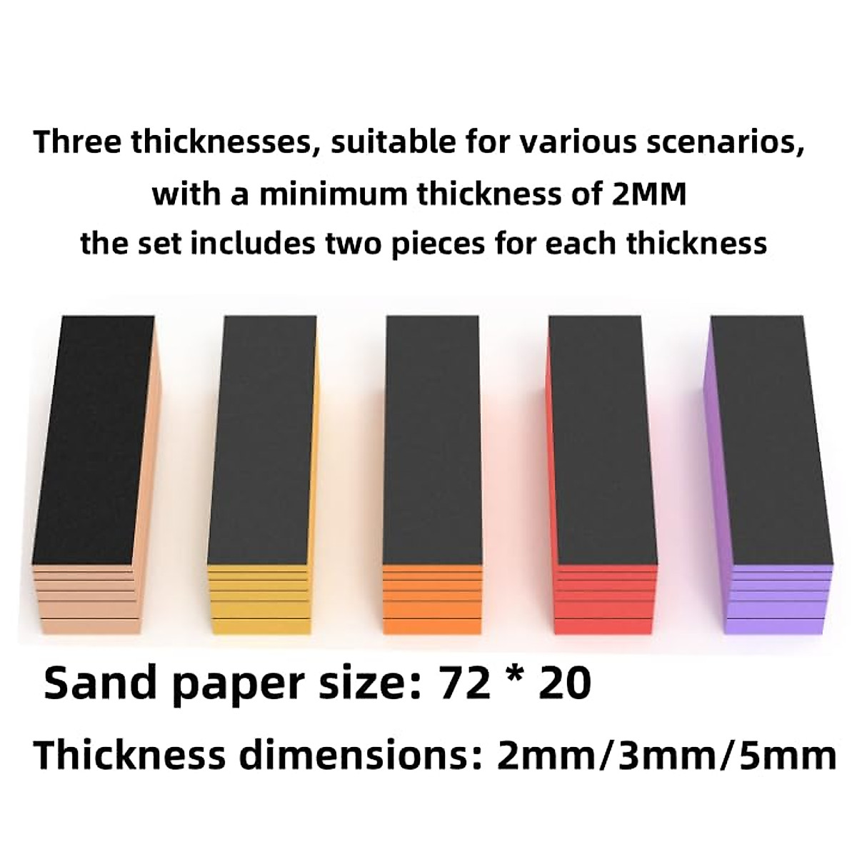 DSPIAE Soft Material Sanding Sponge Set Sandpaper Making Tool Kit Accessories for Dspiae Gundam GK Military Model (SS-S01)… (SS-02)