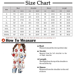 Christmas Cardigan for Women Plus Size Women's Christmas Sweater Cardigan Long Sleeve Oversized Open Front Xmas Tree Snowflake Outwear Coat
