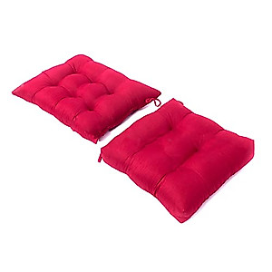 HERMJ Rocking Chair Cushions for Living Room,Nursery,or Home Office,Premium Tufted Rocking Seat Back Pad with Ties,2 Piece Set 17"x17"and Seat Back 21"x17" Without Chair