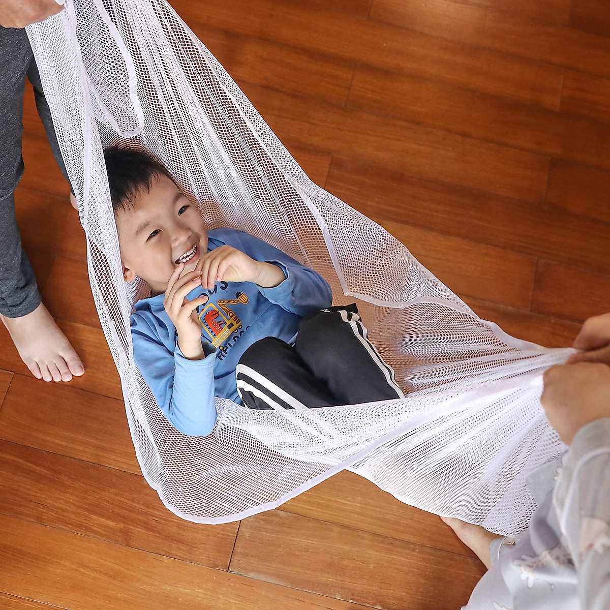 FlyLemon Child Safety Net,15ft×3ft Flexible Banister Guard, Railing Safety Net for Stairs, Balcony Safety Net for Baby Pets Cats Toys