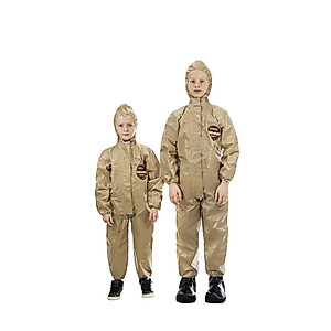 MIRA SAFETY Suit Disposable Protective Coverall with Hood and Elastic Cuff Size (YL)
