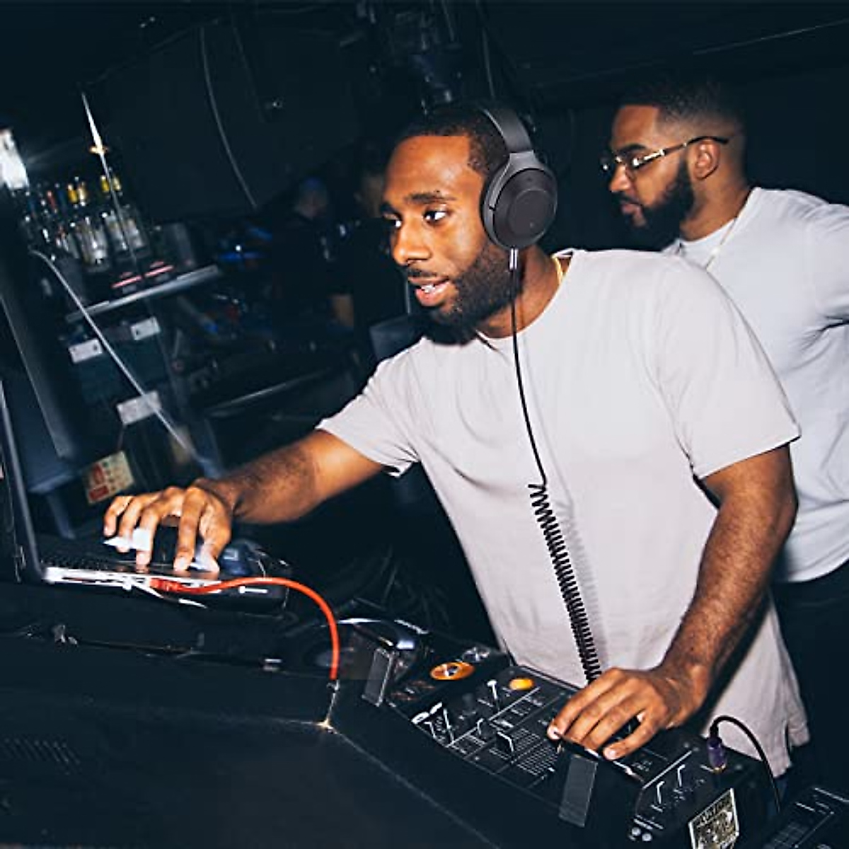 WH-1000XM3 Coiled Audio Cable Replacement for Sony WH-1000XM4, WH-1000XM2 Headsets, 1/8” Extension Cord with 1/4” Adapter Works on PS5 PS4 PC Smartphone Xbox One, 4ft to 14ft