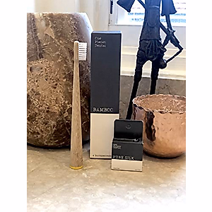 Stand up Biodegradable Bamboo toothbrushes| Hard Wearing, Soft/Medium Plant bristles| Vegan | Plastic Free Toothbrush | Biodegradable Packaging| All Natural Toothbrush