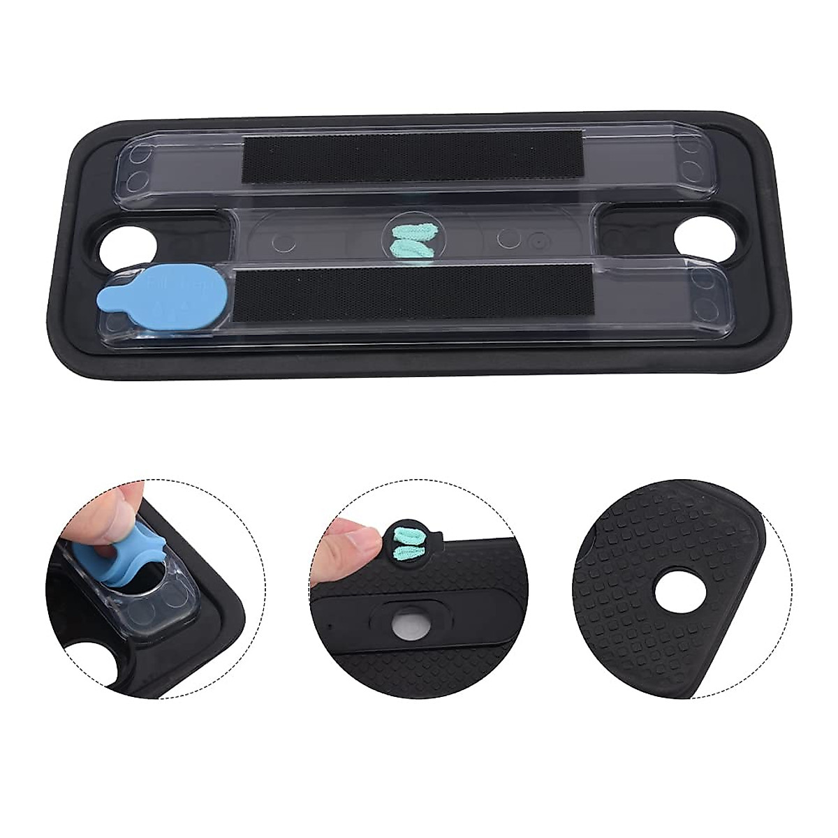 CALIDAKA Clean Reservoir Cleaning Pad,reservoir Pad Replacement Universal Plastic,for iRobot Braava 380t 390t 320 Mint 5200C