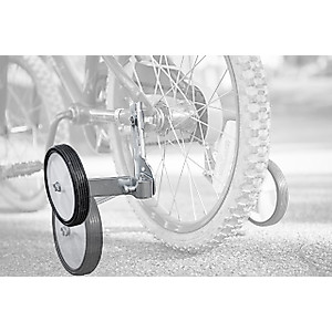 BELL Spotter 500 Flip Up Training Wheels, One Size, Silver, Black