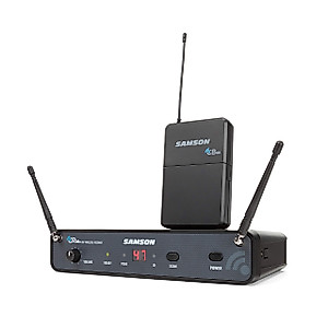 Samson Technologies Concert 88x Presentation Wireless System with LM5 Lavalier Microphone (K Band) (SWC88XBLM5-K), Black
