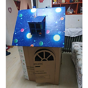 TAOGIFT Peel and Stick Vinyl Space Wallpaper for Nursery Boys Kids Room Wall Removable Self Adhesive Space Shelf Drawer Liner Contact Paper Furniture Sticker 17.7x117 Inches