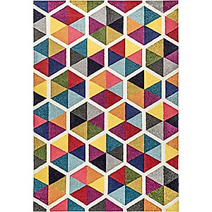 nuLOOM Maris Triangles Area Rug, 5 x 8 ft, Multi