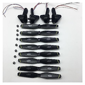 XUCHIL SG700 S169 SG700-D Drone RC Quadcopter Spare Parts Fold Wing Arm Include Gears LED Axis Motor Set Upgrade Bearing Etc Part Kit (Color : 8620 Version motor-04, Size : .)