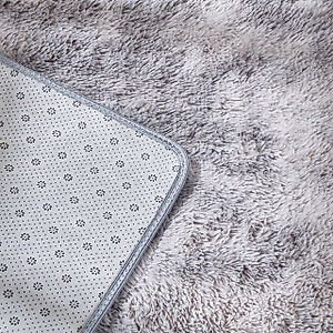 FASSWFASS Area Rugs 8x10,Living Room Rug Fluffy Comfortable Large Area Rug Bathroom Rugs Non Slip Bottom Washable Tie Dye Used for Bedroom,Kids Room Living Room Nursery Rug Grey 8 * 10