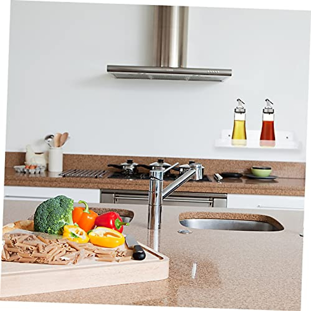 HOLIDYOYO 3pcs Shelf Storage Shelves Wall Mounted Hanging Rack Play Mats for Floor Wall Bookshelves Multifunctional Storage -Mounted Mounted Acrylic Rack Plastic