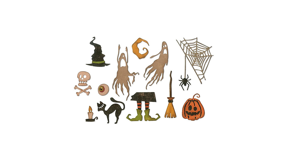 Sizzix Frightful Things Thinlits Die Set for Spooky Crafts