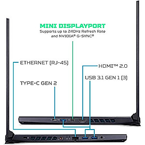 Acer Predator Helios 300 Gaming Laptop, Intel Core i7-9750H, GeForce RTX 2060, 15.6" Full HD 144Hz Display, 3ms Response Time, 16GB DDR4, 512GB PCIe NVMe SSD, RGB Backlit Keyboard, PH315-52-75DE,Black