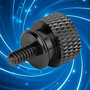 Computer Case Thumb Screws, Easier to Operate Hand Tighten Screws for Manual Operation for Repair Mounting(Black)