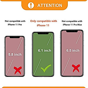 Bocasal iPhone 11 Wallet Case with Card Holder PU Leather Magnetic Detachable Kickstand Shockproof Wrist Strap Removable Flip Cover for iPhone 11 6.1 inch (Brown)
