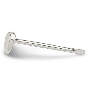 IceCarats 925 Sterling Silver Heart Love Ring Size 6