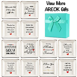 Mothers Day Gifts for Wife Gifts from Husband, Happy Anniversary - Romantic Wife Gifts for Her Wife, Best Wife Mothers Day Birthday Gifts, Ring Dish Holder, Jewelry Tray, Trinket Dish, I Love You More