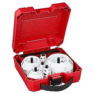 Milwaukee 49-22-4185 All Purpose Professional Ice Hardened Hole Saw Kit 28 Piece