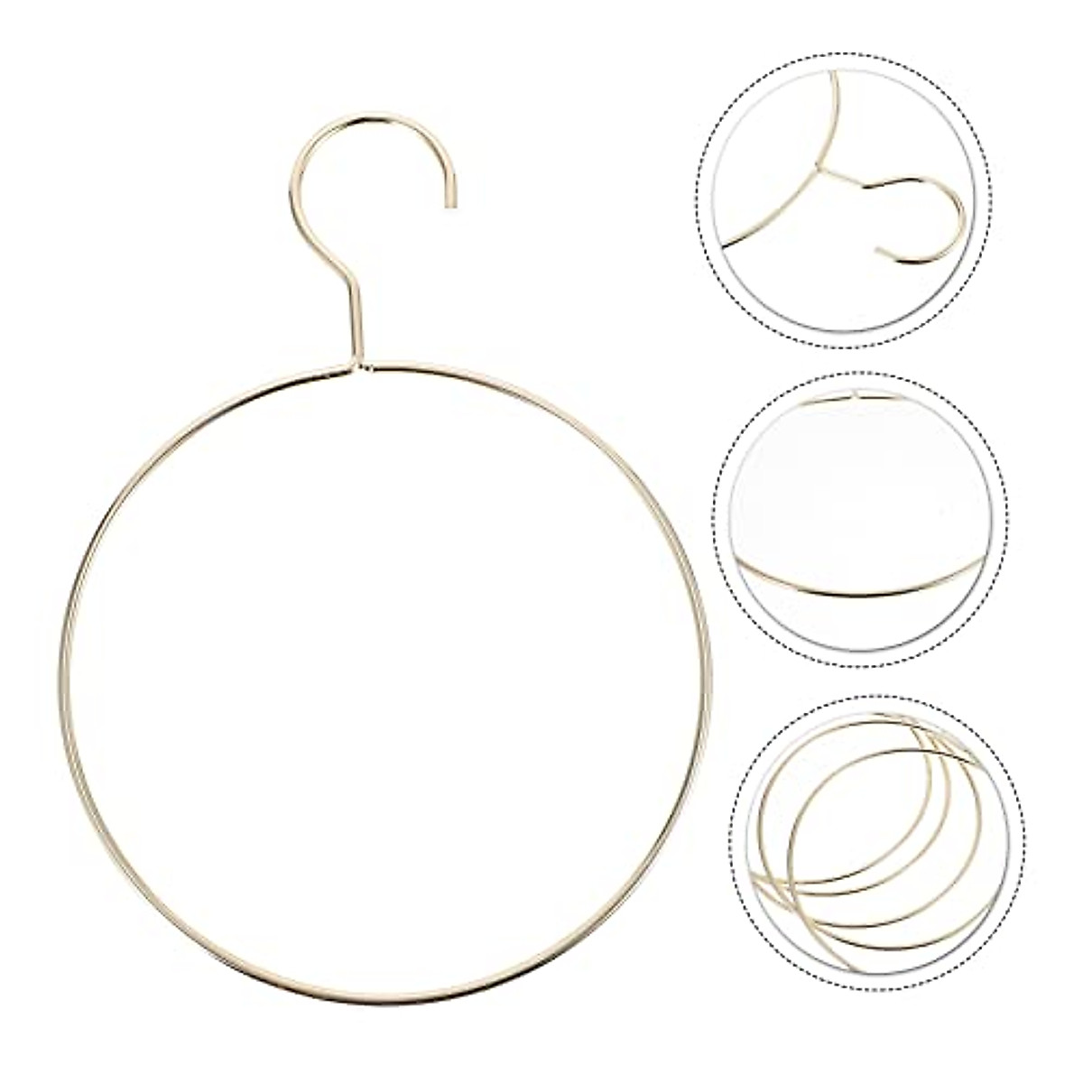 HANABASS 5pcs Handbag Hanger Fashion Scarf Clothes Organizer Rack Closet Organizer Hanger Belt Hanging Hooks Towel Ring Hangers Underwear Rack Cool Clothes Hanger Headband Adults' Hangers