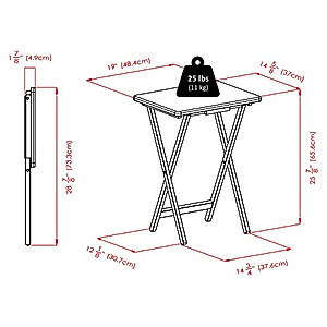 Winsome 6-Piece Snack Table, Natural (42820)