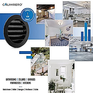 Round Vent Cover Soffit Vent calimaero WSGB 4 Inch Round HVAC Vent Cover Round Air Vent Duct Cover