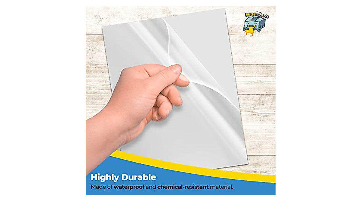 Clear Printable Vinyl for Inkjet Printers - Waterproof & Durable Stickers