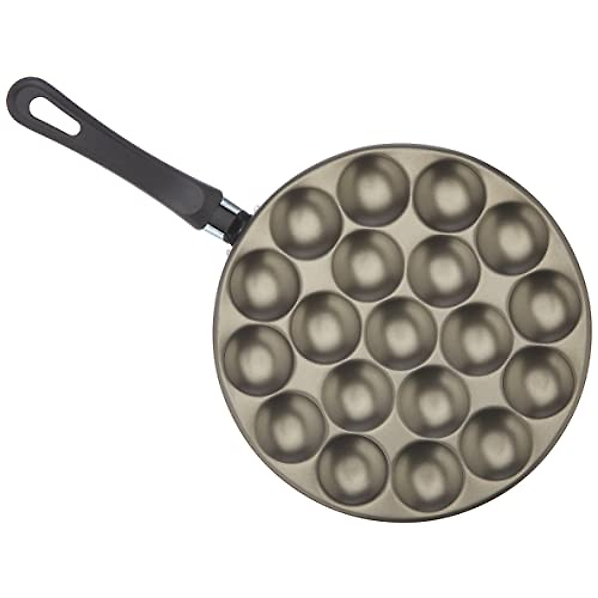 Patisse Pancake Aluminium Pan, Grey Metallic/Black