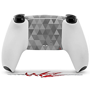 WraptorSkinz Skin Wrap compatible with Sony PS5 DualSense Controller Triangle Mosaic Gray (CONTROLLER NOT INCLUDED)