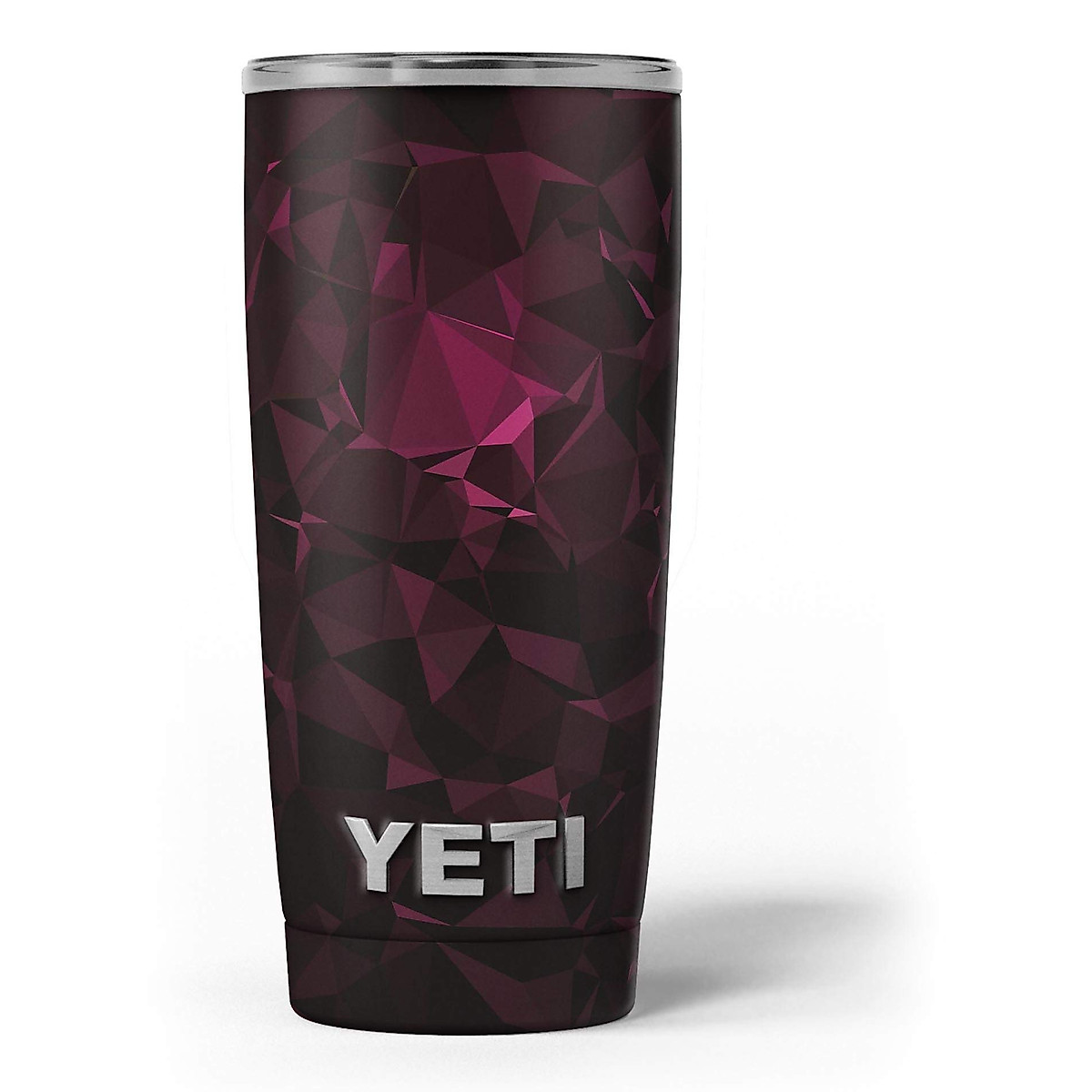 Design Skinz Pink Geometric V11 - Skin Decal Vinyl Wrap Kit Compatible with The Yeti Rambler Cooler Tumbler Cups