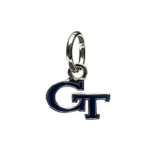 Stone Armory Georgia Tech Charm | Blue GT Dangle Charm | Georgia Tech Gifts | Officially Licensed Georgia Tech Jewelry