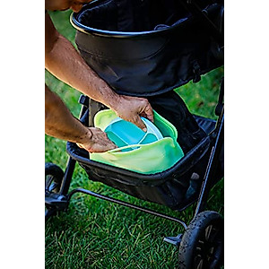 Reusable Silicone Gallon Food-Storage Bags (3.78 L)– Cooks a Whole Chicken - Upgraded and Patented Easy Open and Close System - Storage Dates and Measurements.… (2 Blue Gallon Bags Bundle)