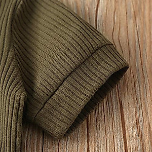 iddolaka Unisex Newborn Baby Boy Girl Short Sleeve Button Romper Jumpsuit One-Piece Outfits Solid Color Clothes (Green, 3-6Months)