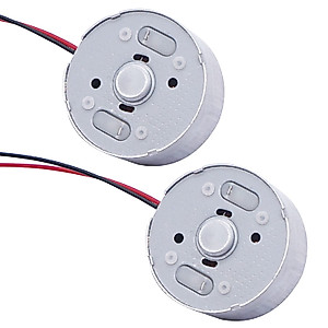 weideer 6Pcs DC 3V Mini Generator Motors 7000RPM Electric Motor with Wire for DIY Toys Wind Turbine Generator K-023