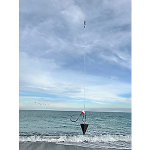 3 Pack 'Cannonball Rig' Red Drum Surf Fishing Rigs 100LB Mono (8/0)