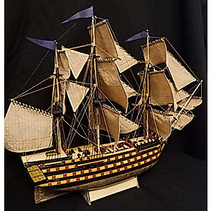 HMS Victory 3D Wooden Puzzle DIY Ship Craft Laser-Cut Model Kits to Build for Adults 1:200