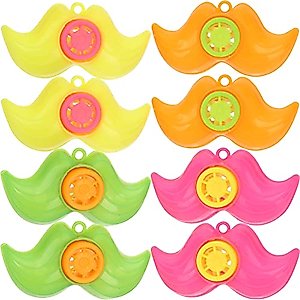 Gadpiparty 50pcs Mustache Lip Whistles Noise Maker for Kids Birthday Party Party Favor Christmas Stocking Stuffers Classroom Rewards