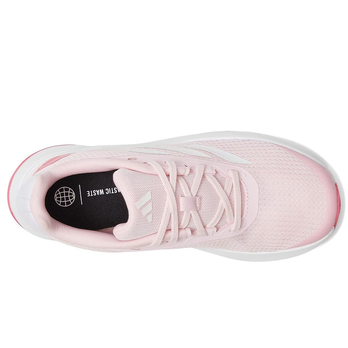 adidas Duramo SL Sneaker, Clear Pink/White/Pink Fusion, 11.5 US Unisex little kid