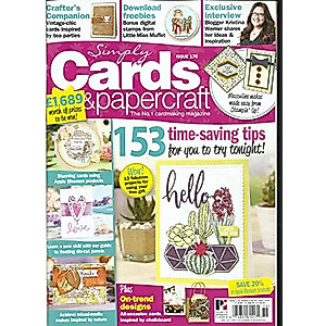 SIMPLY CARDS & PAPERCRAFT, APRIL, 2018 FREE GIFTS OR INSERTS ARE NOT INCLUDE.