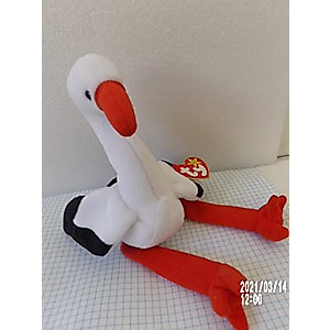 Beanie Babies Baby Ty Stilts Stork Bird w/ Tag ^G#fbhre-h4 8rdsf-tg1334286