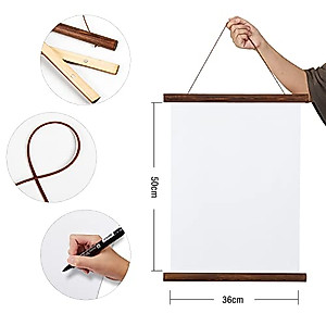 AW BRIDAL Wedding Bachelorette Party Decorations For Reception∣Wedding Guest Book Alternative Bridal Shower/Birthday/Baby Shower Sign In Guest Book∣Blank Magnetic Poster Hanger Frame 14×20 with Pen