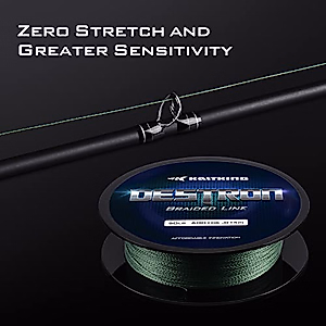 KastKing Destron Braided Fishing Line, Moss Green , 150 yds-6lb-0.11mm
